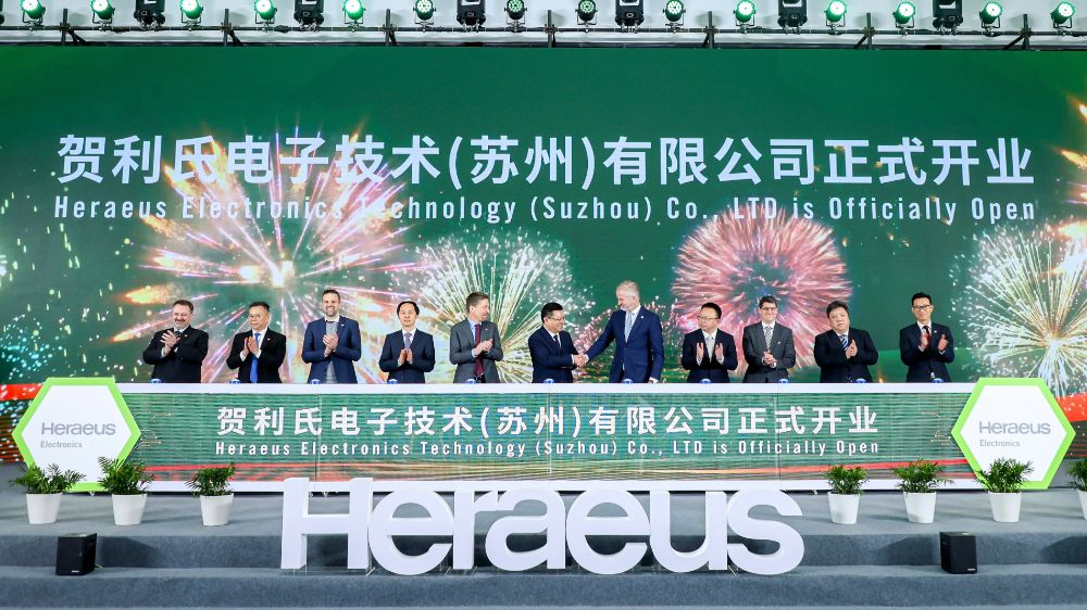 Heraeus inaugurates new facility in Changshu, China